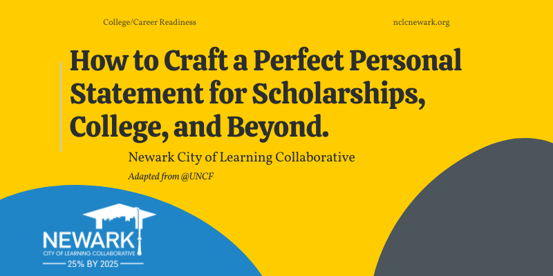 How to Craft a Perfect Personal Statement for Scholarships, College ...